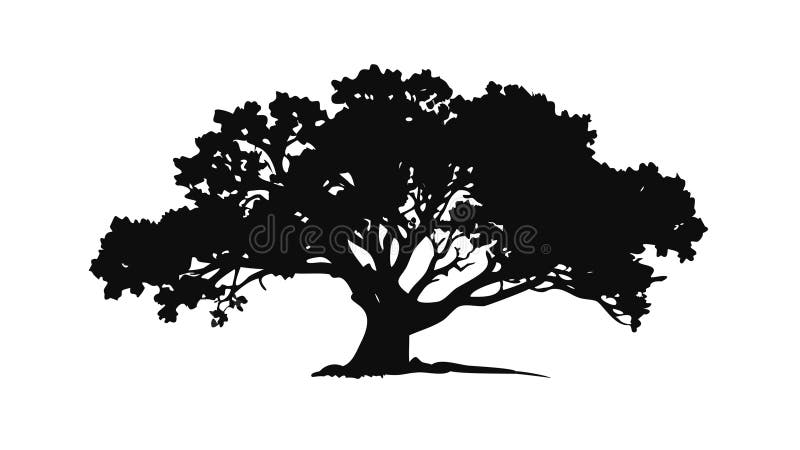 Oak Tree Nature Icon, Strength Environment Longevity, Vector Design ...