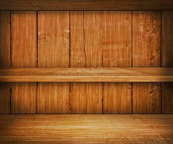 Oak Wooden Shelf Background Stock Image - Image of decor, drawing: 24825401