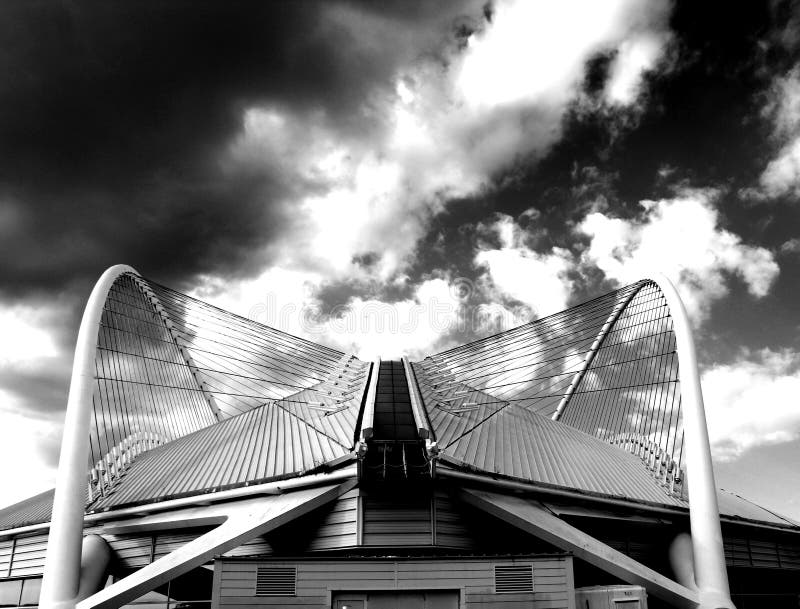 Architecture In OAKA Stadium, Athens, Greece. Editorial Photo - Image ...