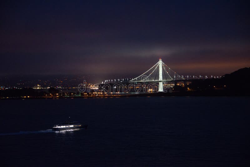 Oakland Bay Bridge San Francisco Stock Photo - Image of city, landmarks ...