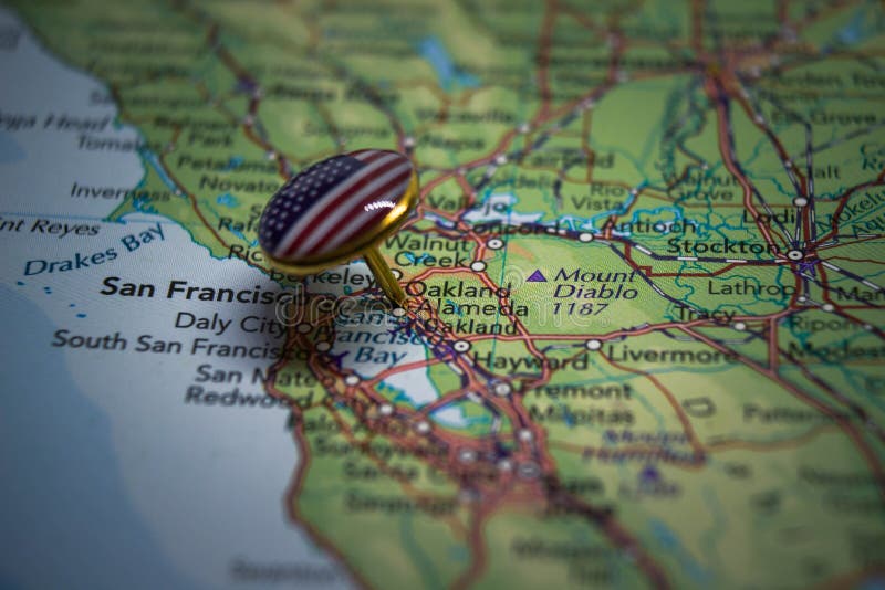 California Map Location Marker Stock Photos - Free & Royalty-Free Stock ...