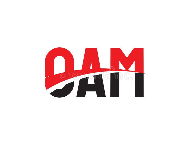 OAM Letter Initial Logo Design Vector Illustration Stock Vector ...