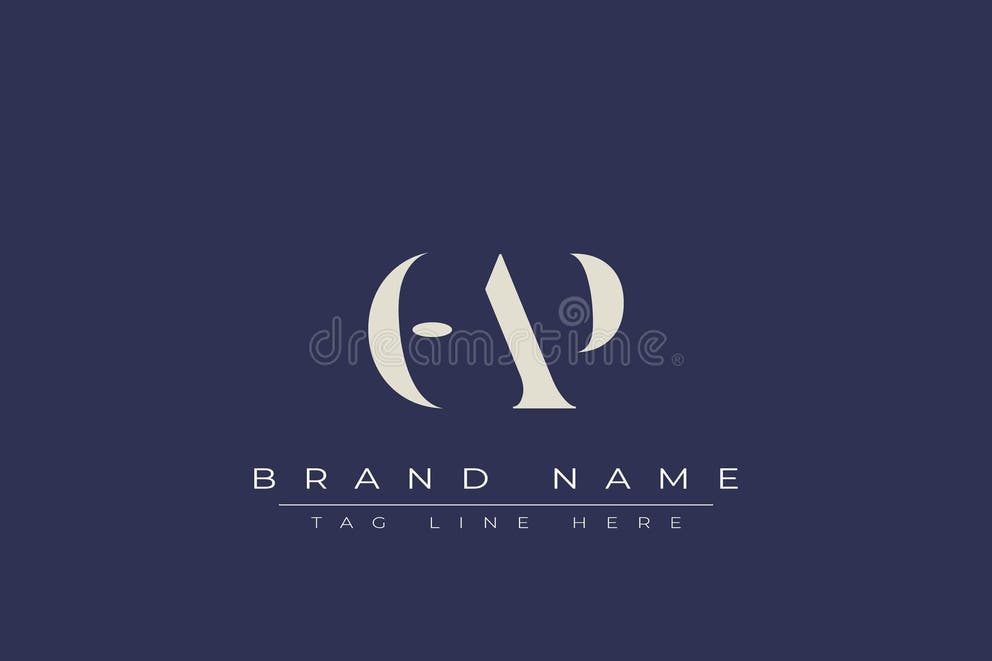 OAP Abstract Letter Logo Design Stock Vector - Illustration of ...