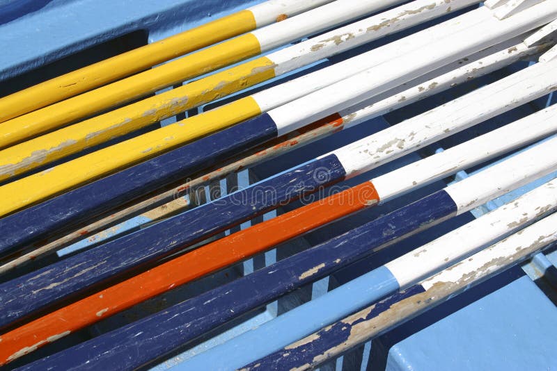 Oars stock image. Image of prow, navigate, float, background - 3088857