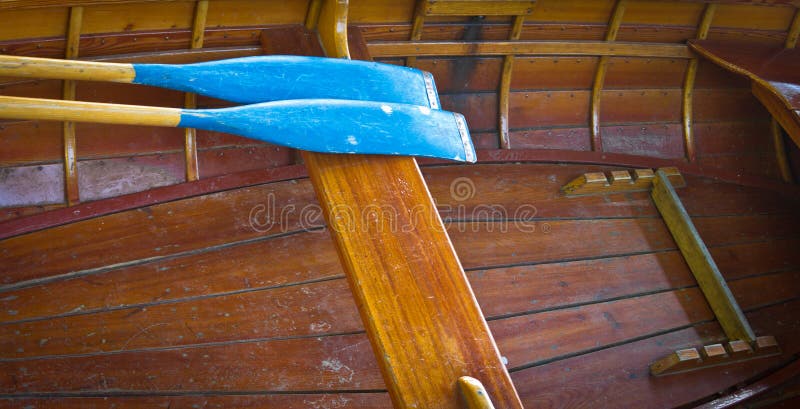 Oars in the boat stock photo. Image of retro, tools, scenery - 45691224