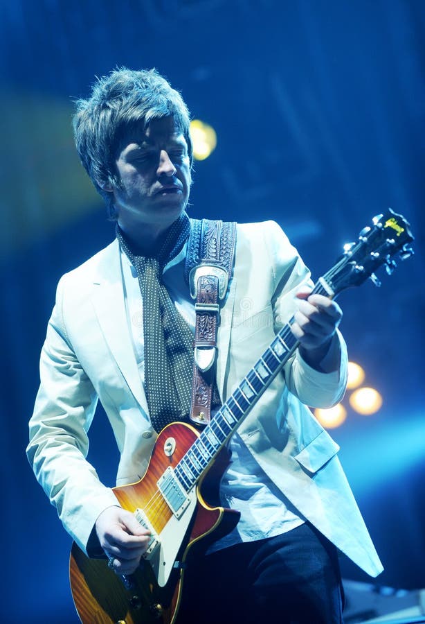 Oasis ,the Singer Liam Gallagher during the Concert Editorial Stock ...