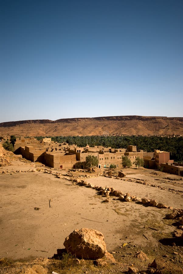 A Desert Village in Chad in North Africa Stock Image - Image of ...