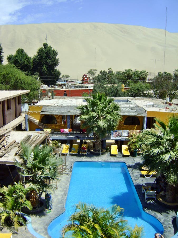 Oasis in the sand dunes editorial photography. Image of distant - 62056937