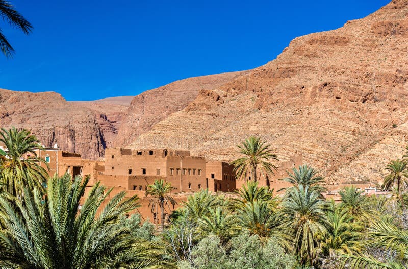 Oasis of the Todra River at Tinghir, Morocco Stock Photo - Image of ...