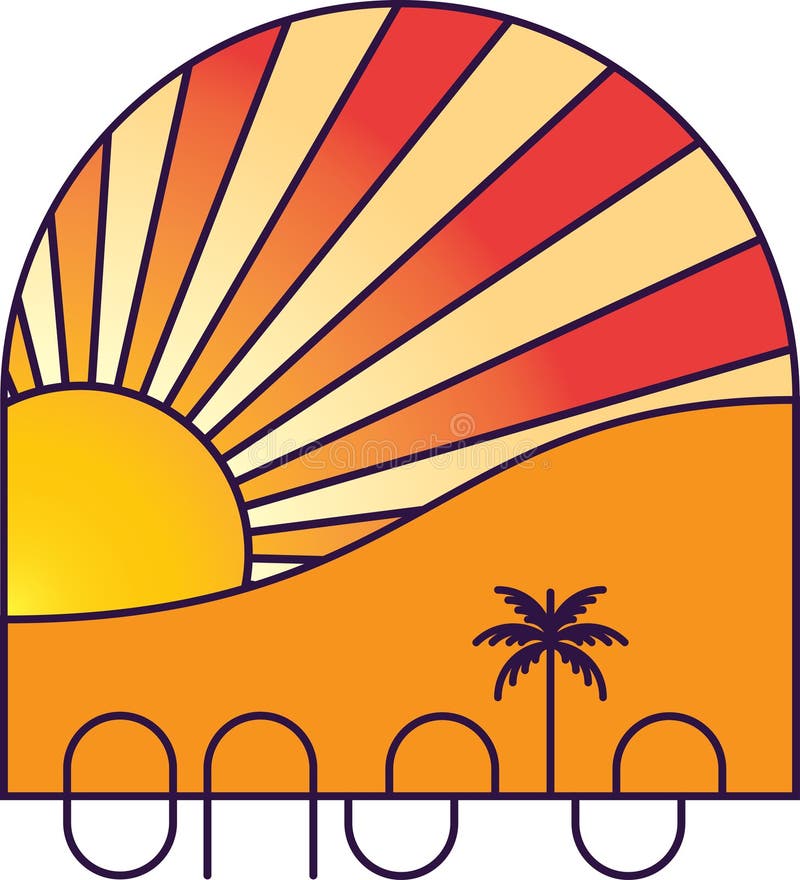 Oasis x6 stock vector. Illustration of type, oasis, tree - 312188504