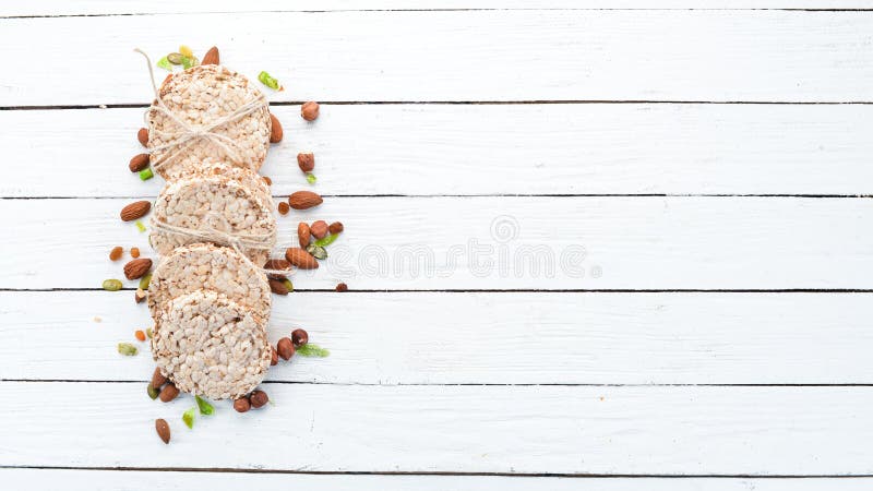 Oat Cereal Bars. Healthy Snacks. Top View Stock Photo - Image of fruit ...