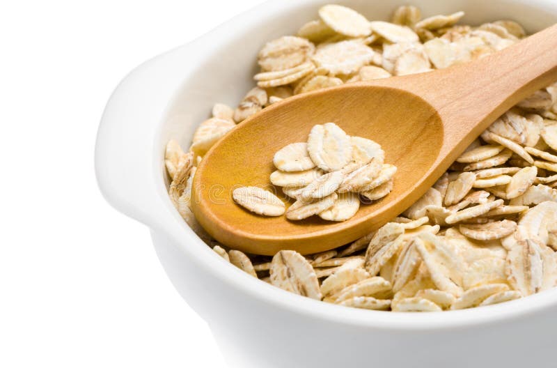 Oat flakes stock photo. Image of diet, oatmeal, brown - 28700106