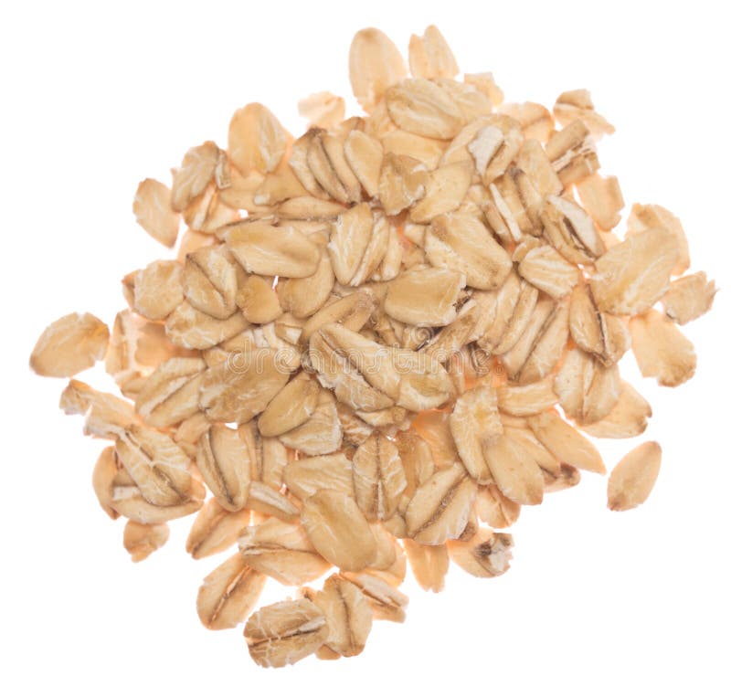 Oat flakes stock image. Image of grain, seed, bran, flake - 129608135