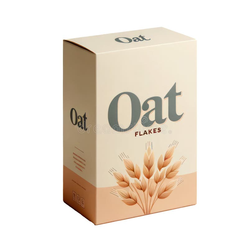 Corn Flakes Package Box Isolated on White Transparent Background Stock ...