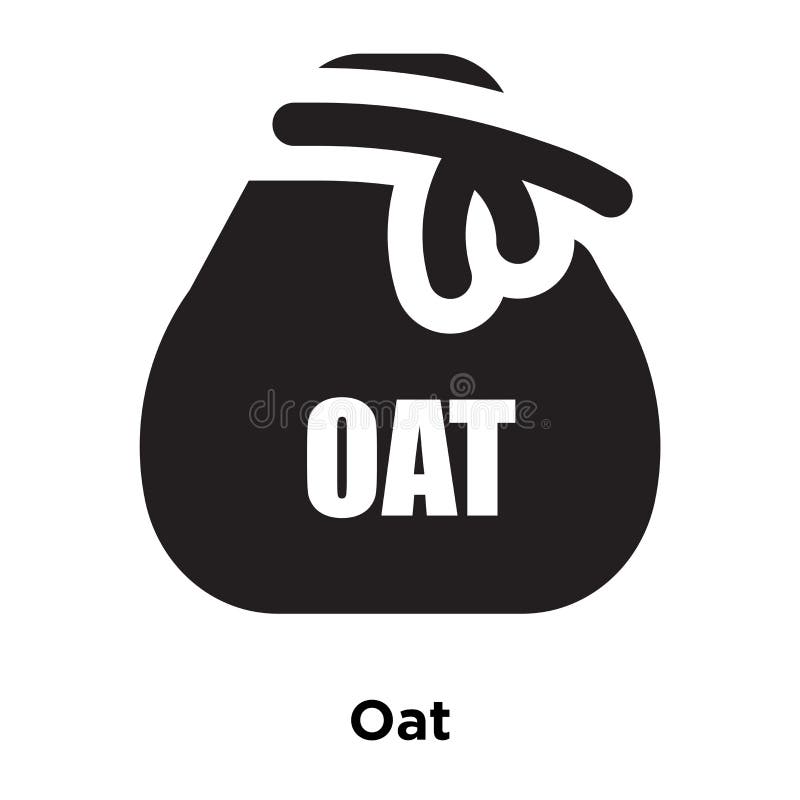 Oat Icon Vector Isolated on White Background, Logo Concept of Oat Sign ...