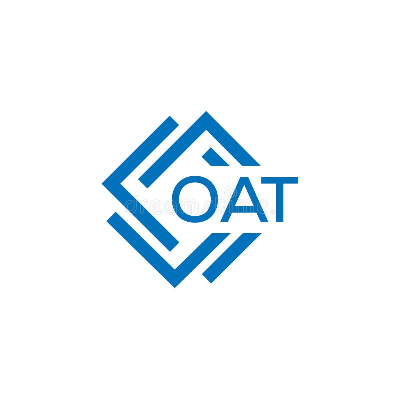 OAT Letter Logo Design on White Background. OAT Creative Circle Letter ...