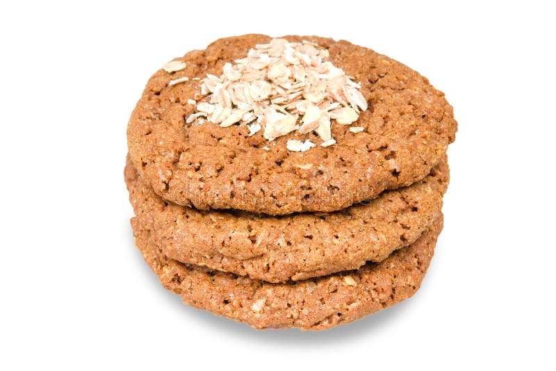 Oatcake stock image. Image of biscuit, brown, white, sweet - 14288357