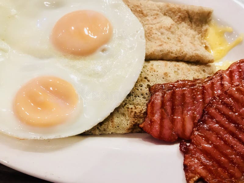 Oatcake breakfast stock photo. Image of grill, back - 114127514
