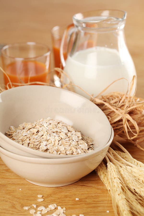 Oatmeal stock image. Image of oatmeal, white, healthy - 19502153
