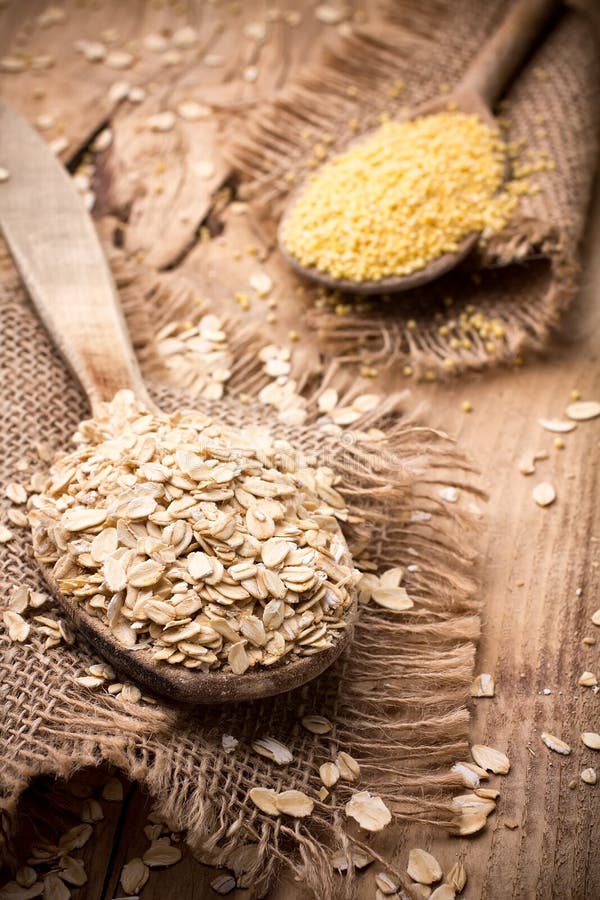 Oatmeal. stock image. Image of brown, meal, still, cereal - 29608859