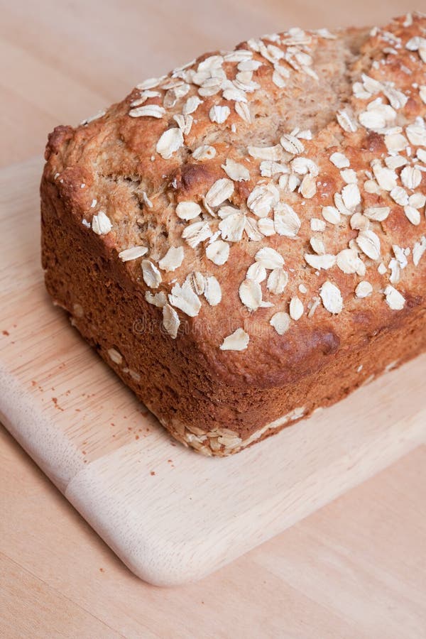 Oatmeal Bread stock image. Image of cutting, food, loaf - 17817701