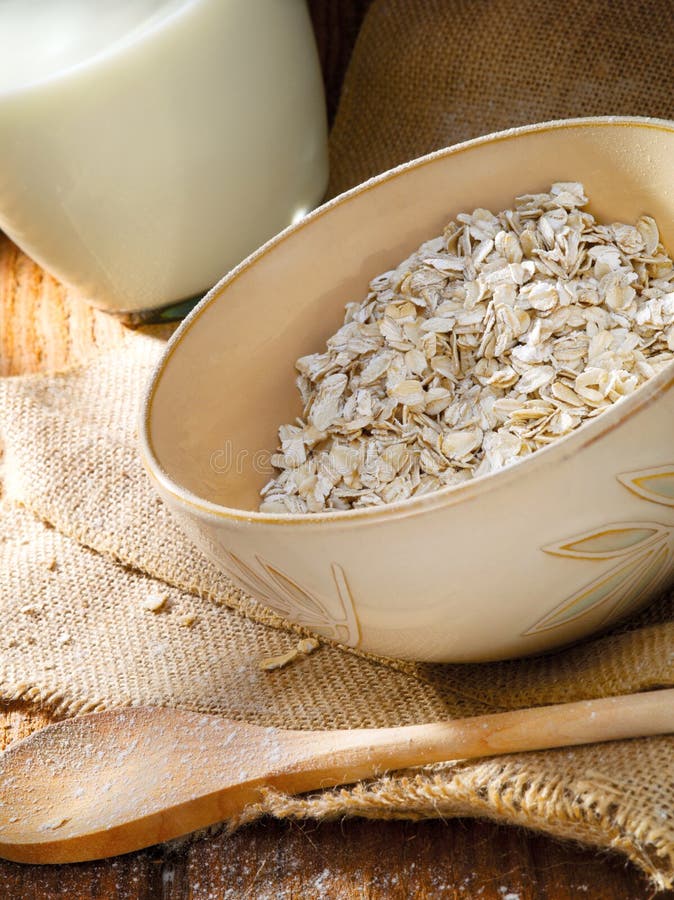 Oatmeal stock image. Image of wellness, meal, ceramic - 54184835