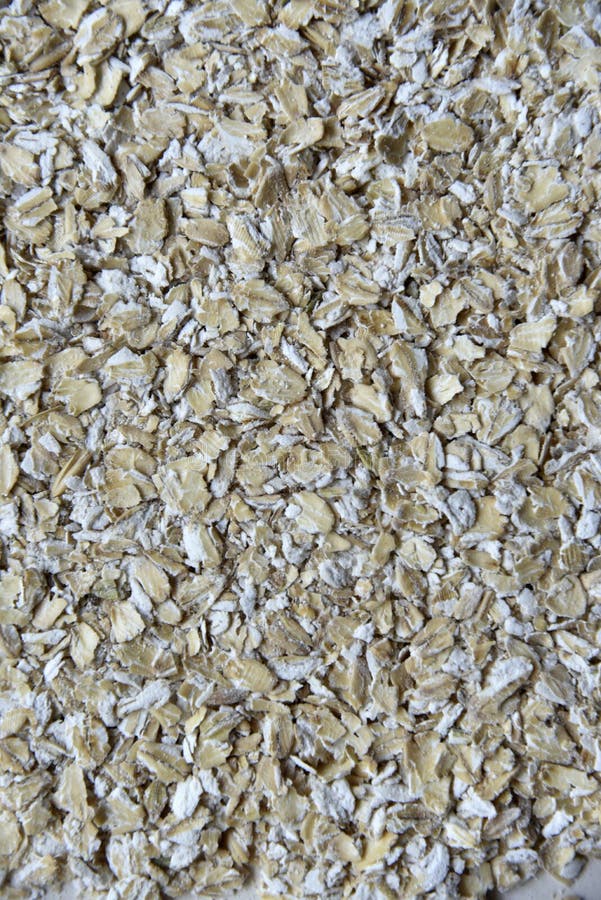 Oatmeal Close-up on a White Background Stock Image - Image of grain ...