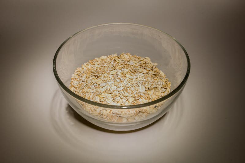 Oatmeal in glass stock photo. Image of morning, flakes - 52476846