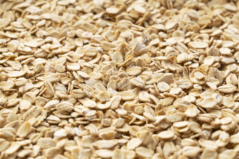 Oatmeal Laid All Over the Screen Stock Image - Image of bran ...