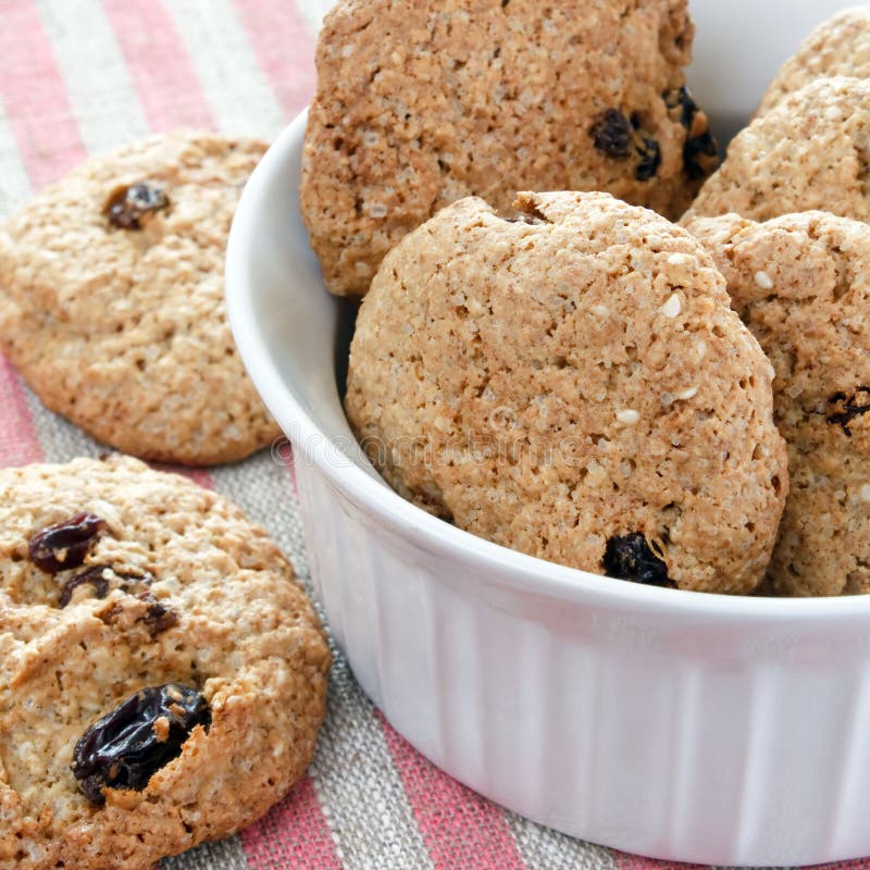 Rolled Oats Cookies stock photo. Image of cookies, oats - 58973586