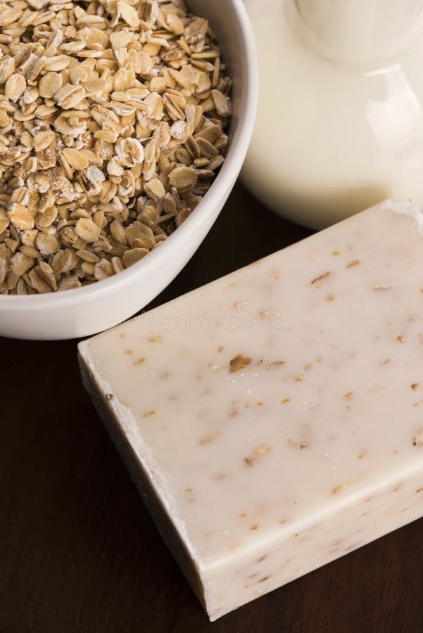 Oatmeal soap stock image. Image of medicine, meditation - 53330053