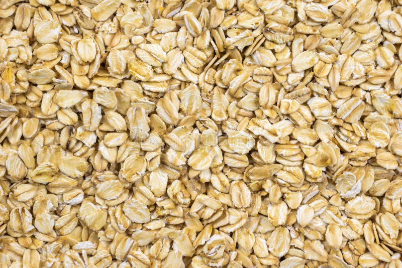 Oatmeal with Visible Details. Texture or Background Stock Photo - Image ...