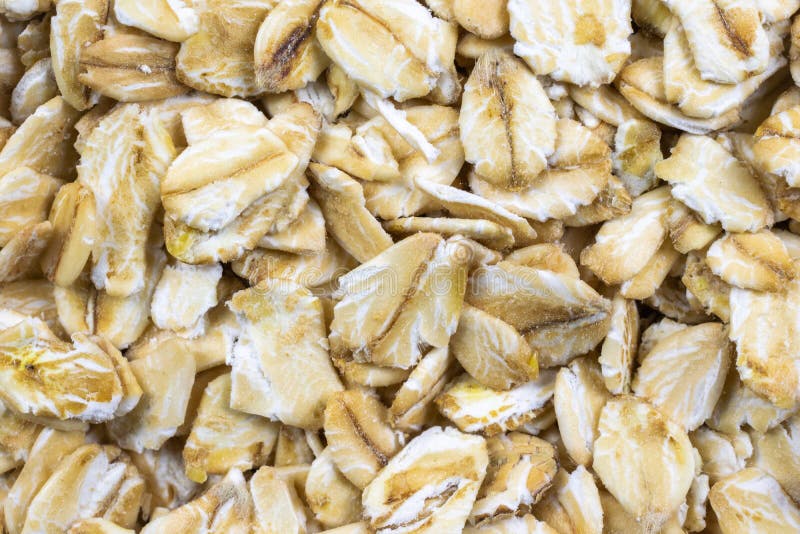 Oatmeal with Visible Details. Texture or Background Stock Image - Image ...