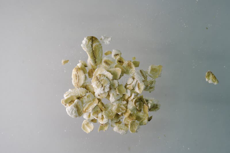 Oatmeal is a Whole Grain Cereal Product Made from Seed Stock Image ...