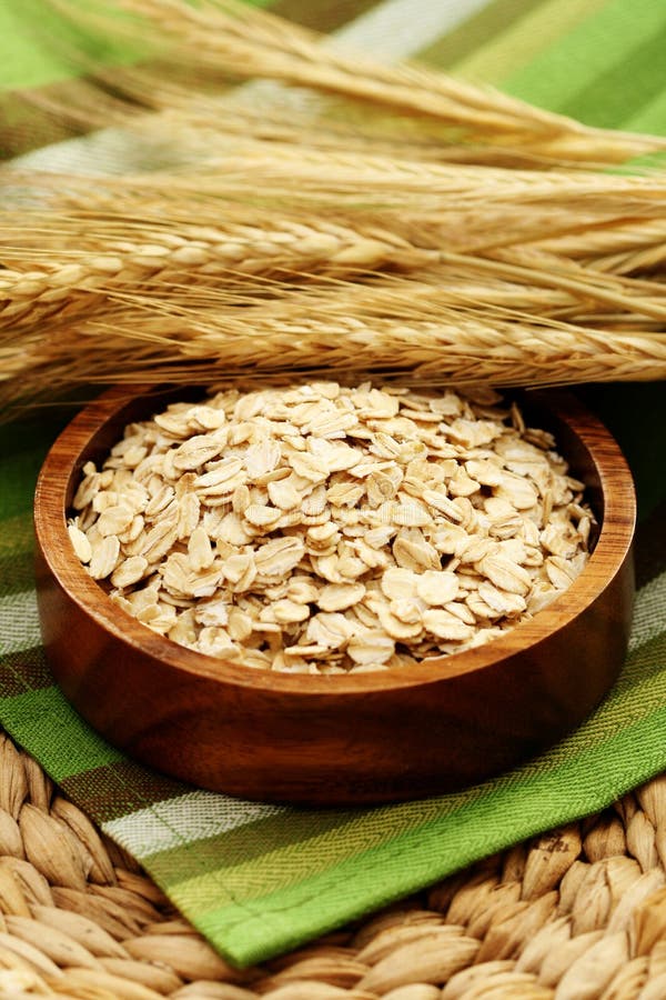 Oats stock image. Image of plant, organic, bowl, oats - 8017299