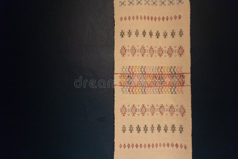 Hand Made Textile Pieces in Textile Museum of Oaxaca Editorial Stock ...