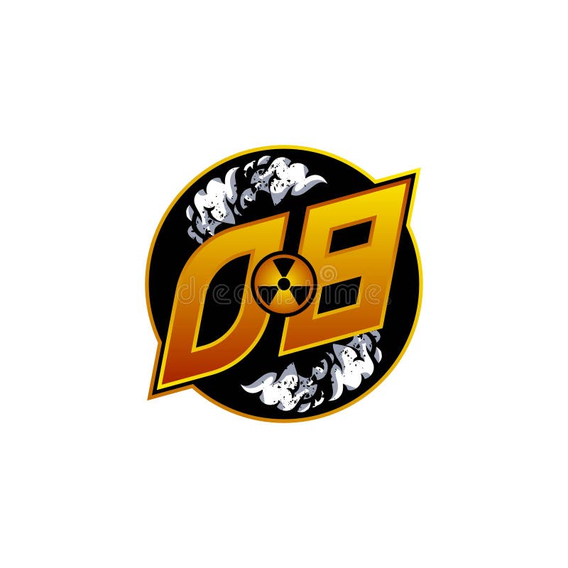 OB Logo Monogram ESport Gaming with Gas Shape Design Stock Vector ...