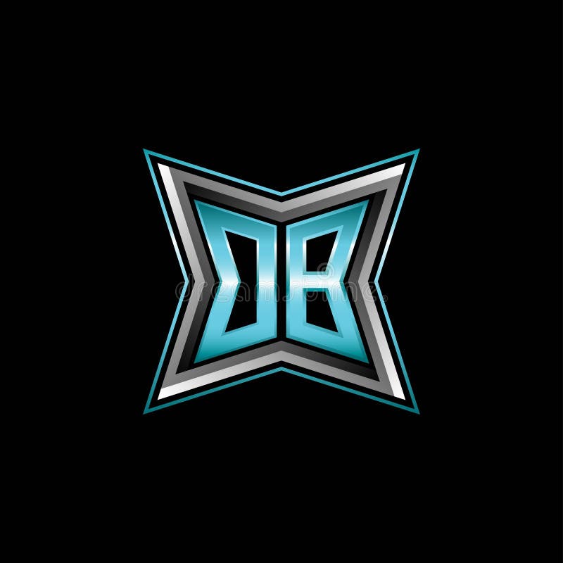 OB Logo Monogram Geometric Modern Design Stock Vector - Illustration of ...