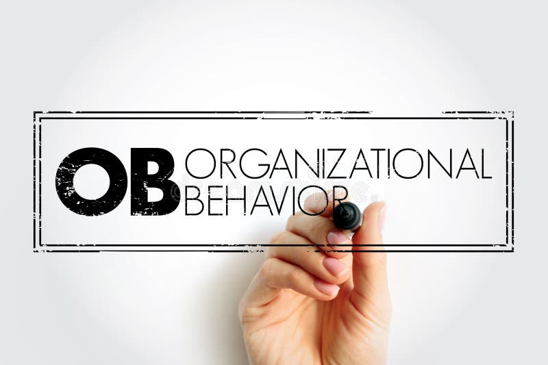OB - Organizational Behavior is the Academic Study of How People ...