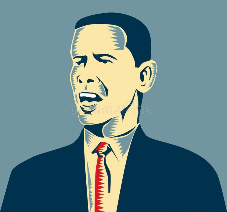 Cartoon Obama Stock Illustrations – 162 Cartoon Obama Stock ...