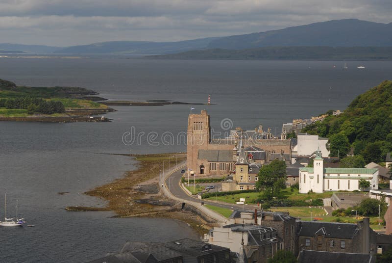 Oban stock photo. Image of oban, cathedral, urban, tourism - 3986422