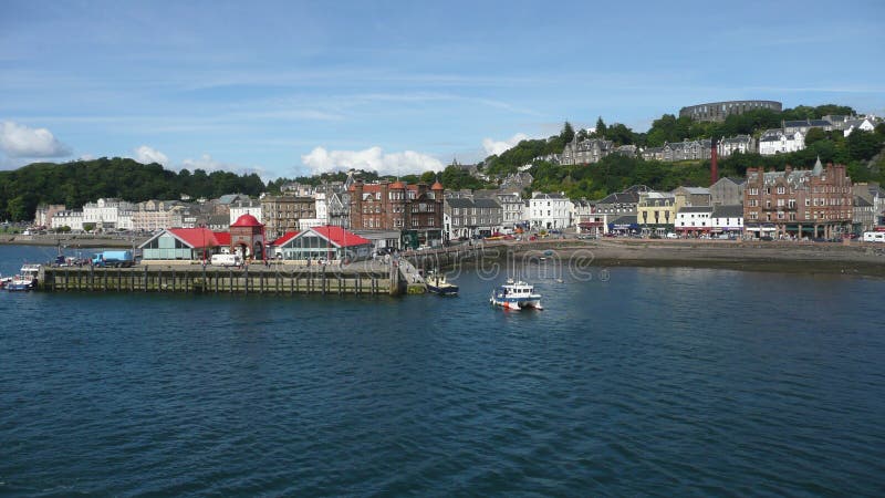 Panorama Of Oban, A Resort Town Within The Argyll And Bute Council Area ...