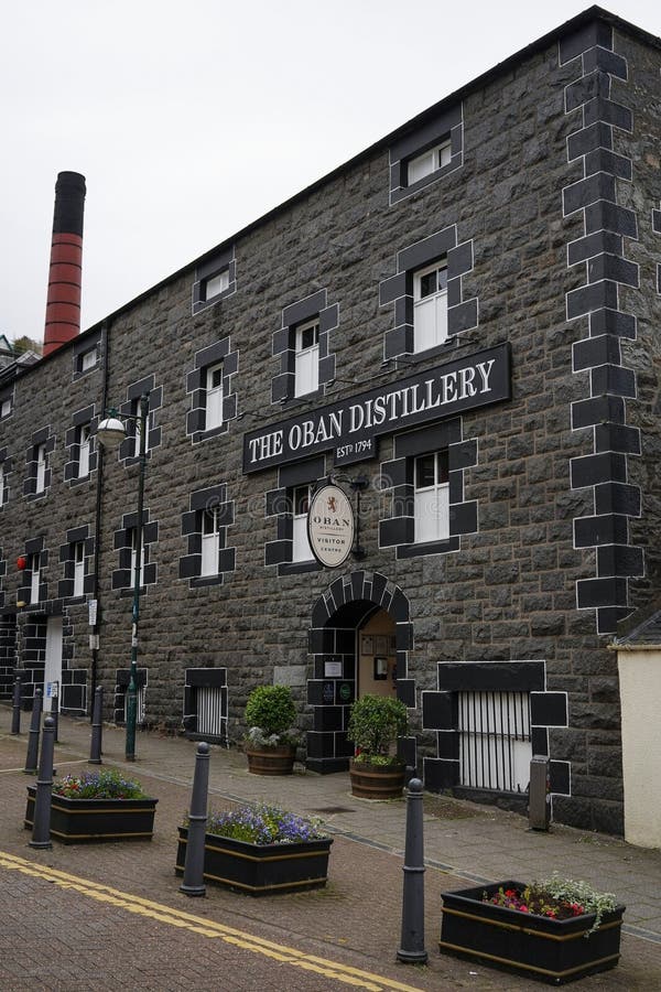 The Oban Distillery in Scotland Editorial Photo - Image of single ...