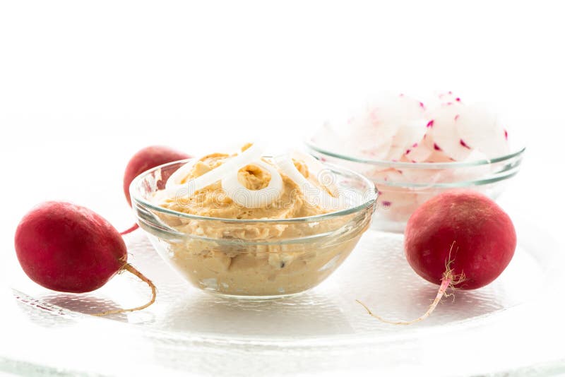 Obatzter Cheese with Radishes Stock Image - Image of oktoberfest ...