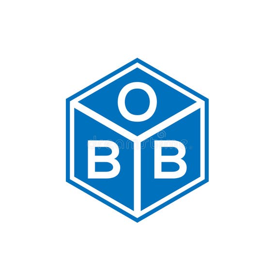OBB Letter Logo Design on Black Background. OBB Creative Initials ...