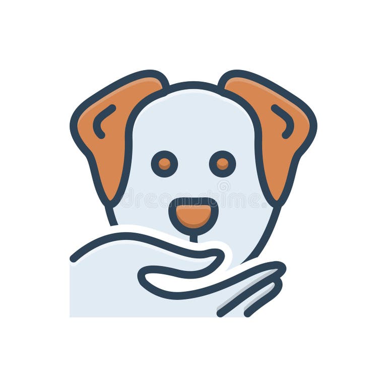 Color Illustration Icon for Obedient, Compliant and Dutiful Stock ...