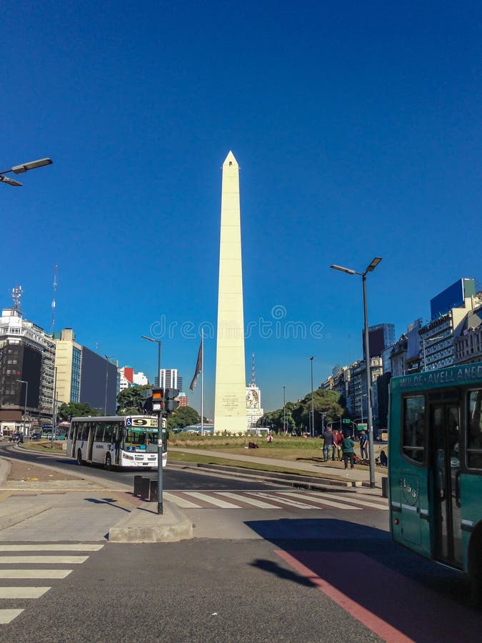 Obelisco in Buenos Aires Argentina Editorial Photography - Image of ...