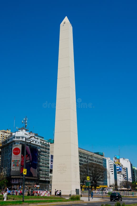 Obelisco Del EL Obelisco De Buenos Aires Fotografía editorial - Imagen ...