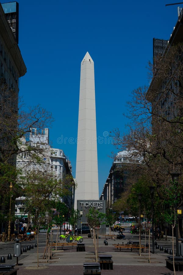 Obelisco Do EL Obelisco De Buenos Aires Imagem de Stock Editorial ...