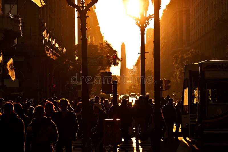 Obelisco (obélisque), Buenos Aires Argentine Photographie éditorial ...